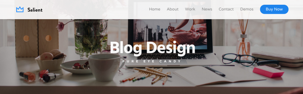 Header Navigation – Salient Documentation