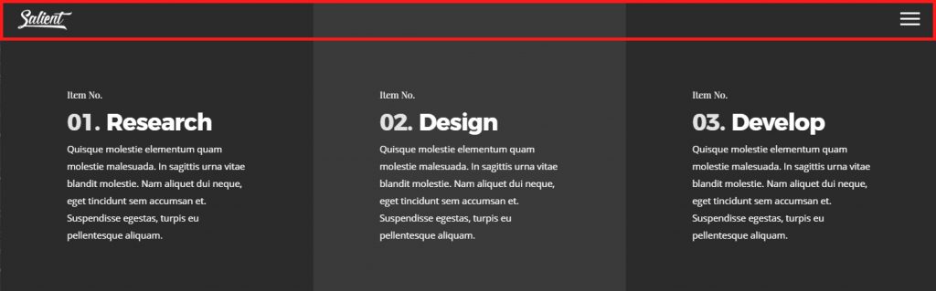 Page Builder Row - Salient Documentation